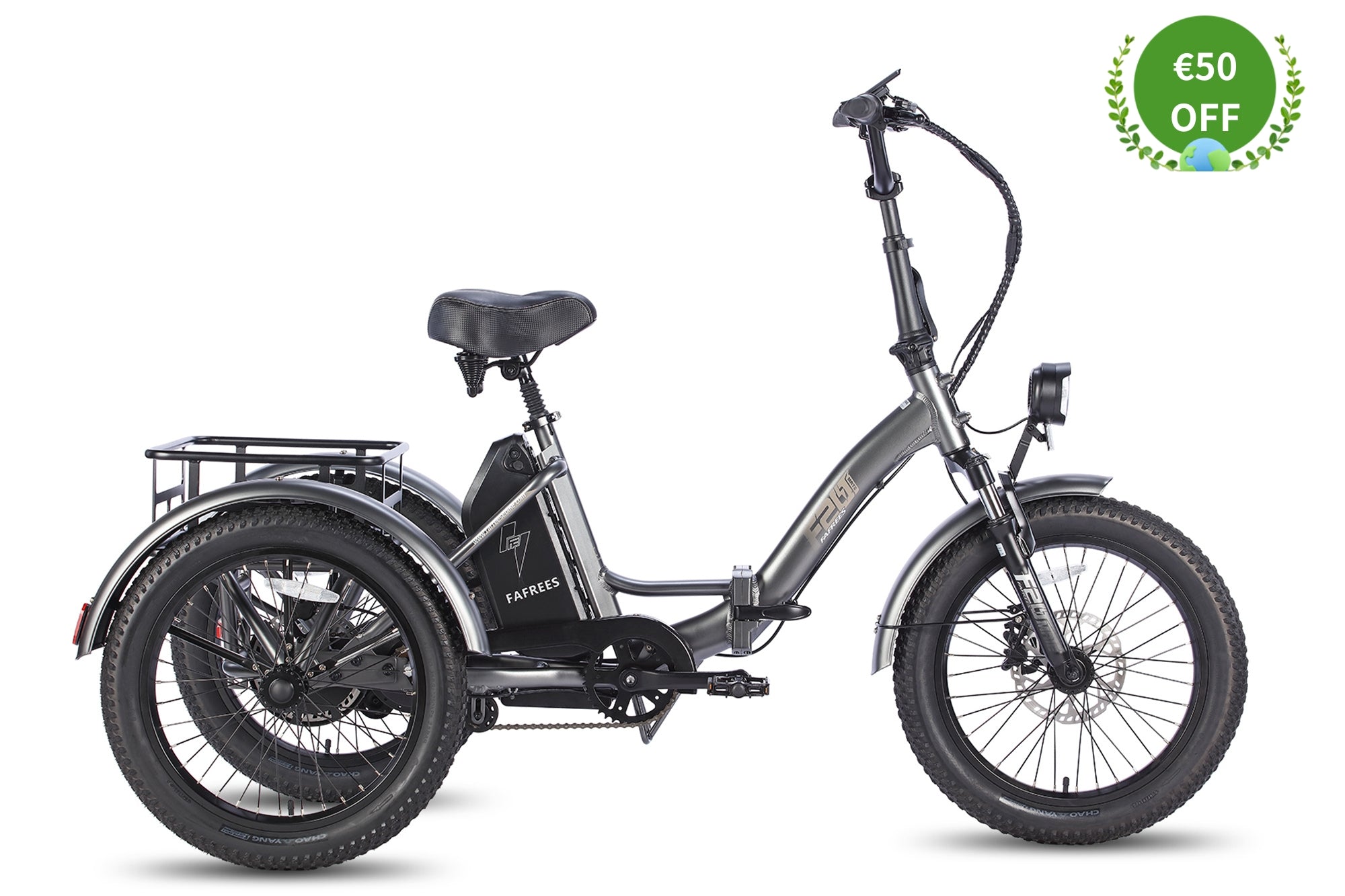 Fafrees Trike elettrico F20 Mate: City, Fat Tire, Cargo Ebike, batteria ...